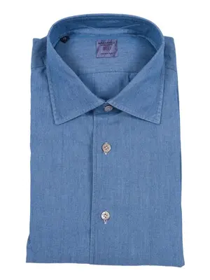 MAZZARELLI CAMICIE Slim Fit Denim Shirt