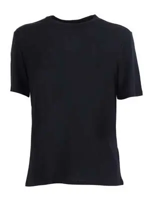 Majestic Filatures Col Rond Mc 003 T-shirt - Blu