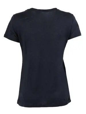 Majestic Filatures Round Neck Short Sleeve T-shirt - Blu