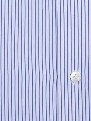 MAZZARELLI CAMICIE Slim Fit Striped Cotton Shirt