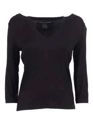 Majestic Filatures V-neck 3/4 Sleeve T-shirt - Red
