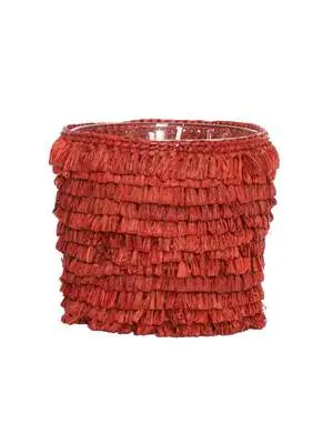 IBELIV Candle Wood Wood Medium - Red