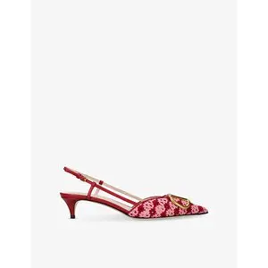 Valentino Garavani Vlogo Crochet Slingbacks