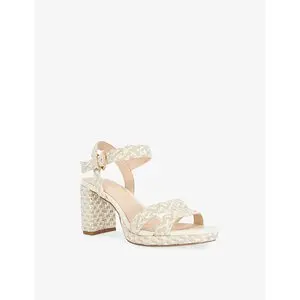 DUNE Manifesting Woven Heeled Sandals