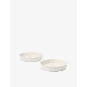 THE CONRAN SHOP Fade Set Of Two Porcelain Small Plates 13cm - Milk
