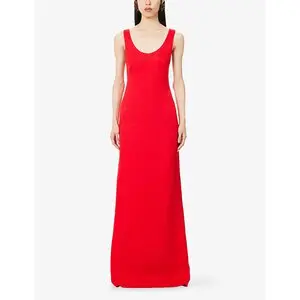 Dries Van Noten Floral Jacquard Cotton-blend Maxi Dress