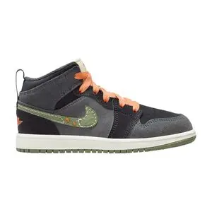 JORDAN 1 Mid Se Craft Ps - Black