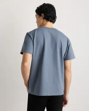 Quince Heavyweight T-shirt - Faded Indigo