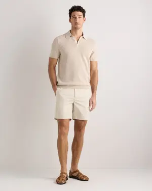 Quince Classic Stretch Chino Shorts 7 - Stone