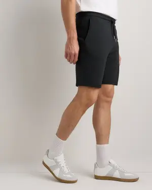 Quince Supersoft Fleece 7.5" Sweatshorts - Black