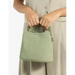DUNE Dharla Top-handle Suede Handbag