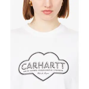 Carhartt Work In Progress Cloud Heart Logo-print Cotton T-shirt