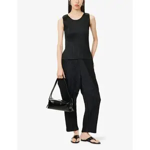 Issey Miyake Pleated Tapered Trousers