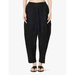 Issey Miyake Pleated Tapered Trousers
