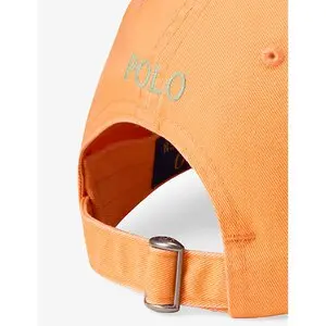 Polo Ralph Lauren Brand-embroidered Cotton-twill Cap - Pompano Orange