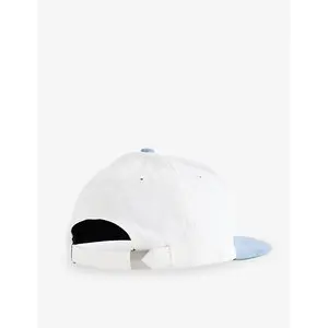 Rhude Logo-embroidered Cotton Cap - Blue