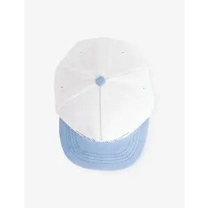 Rhude Logo-embroidered Cotton Cap - Blue