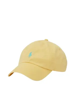 Polo Ralph Lauren Polo Ralph Lauren Brand-Embroidered Cotton-Twill Cap Corn Yellow