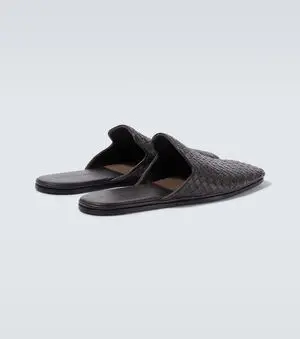 Bottega Veneta Palazzo Intrecciato Leather Mules