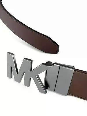 Michael Kors Logo Buckle Belt - Black
