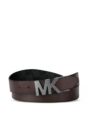 Michael Kors Logo Buckle Belt - Black