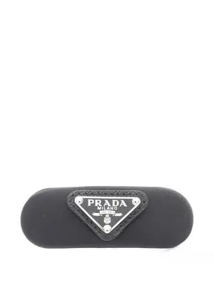 Prada 2020s Nylon Hair Clip - Black