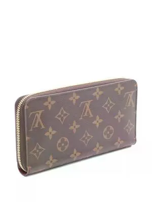 LOUIS VUITTON 2019 Monogram-pattern Zip-up Wallet - Brown