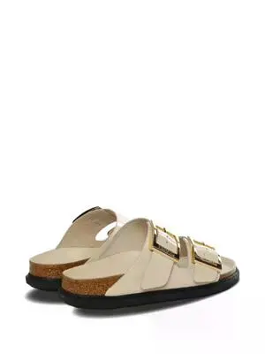 BIRKENSTOCK Arizona Droplet Buckle Leather Sandals