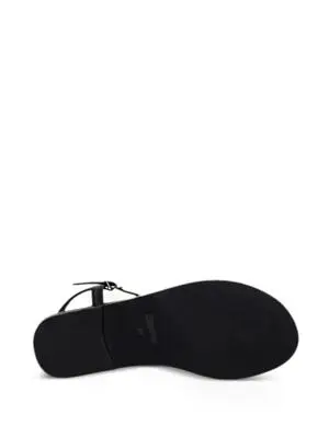 BLAUER. Quilted Footbed Flat Sandals - Black