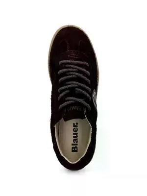 BLAUER. Lace-up Logo-appliqué Sneakers
