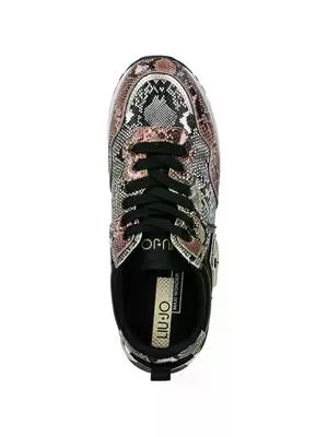 Liu Jo Snake-effect Platform Sneakers
