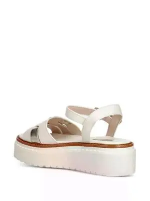 Liu Jo Leather Platform Sandals