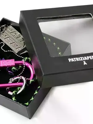 Patrizia Pepe Logo-charm Keyring