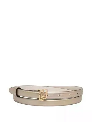 Liu Jo Logo Buckle Belt - Neutrals