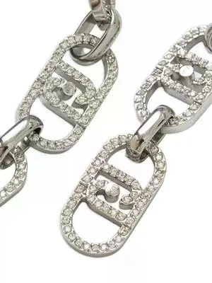 Liu Jo Chain-link Embellished Drop Earrings