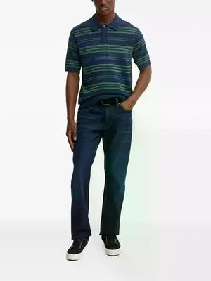 LEVI'S Striped Short-sleeve Polo Shirt