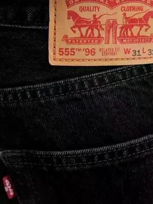 LEVI'S Relaxed Straight Leg Jeans - Black