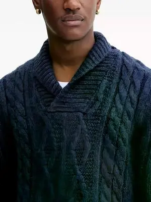LEVI'S Cable-knit Shawl-collar Sweater