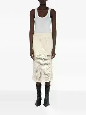 Zadig&Voltaire Open-knit Midi Skirt