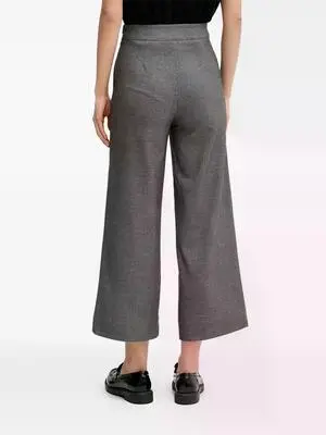 BENETTON Button-detail Trousers - Grey