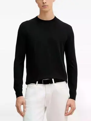 BENETTON Crew Neck Fine Knit Sweater