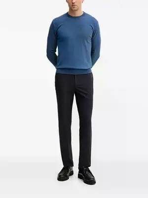 BENETTON Ribbed Crew-neck Sweatshirt
