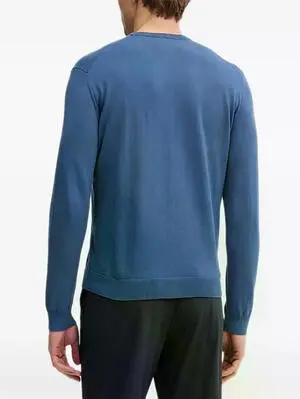 BENETTON Ribbed Crew-neck Sweatshirt