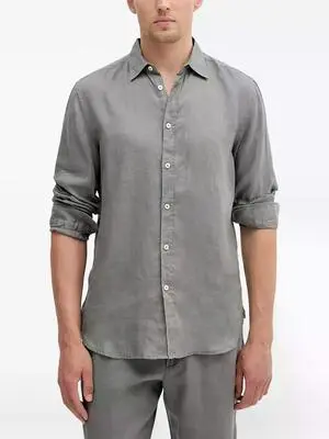 BENETTON Buttoned Linen Shirt