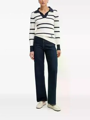 TRUSSARDI Logo-embroidered Jeans