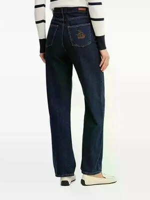 TRUSSARDI Logo-embroidered Jeans