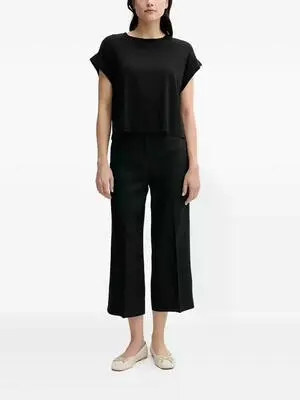 BENETTON Cropped Wide Leg Trousers