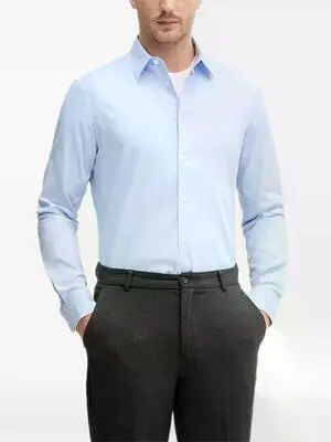 TRUSSARDI Slim-fit Buttoned Embroidered Shirt
