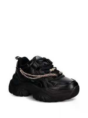 BUFFALO Bliss Chain Platform Sneakers - Black