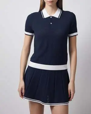 J. Lindeberg Polly Pointelle Polo